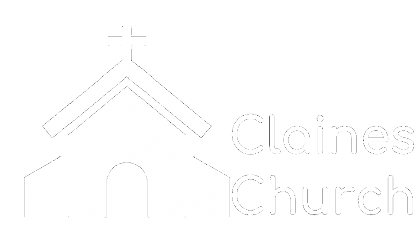 Claines Logo 1 White